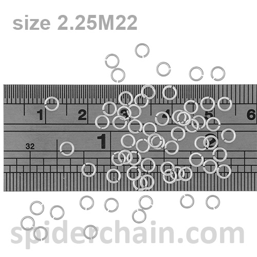 22 Gauge Copper Jump Rings - mm sizes • Spiderchain Jewelry